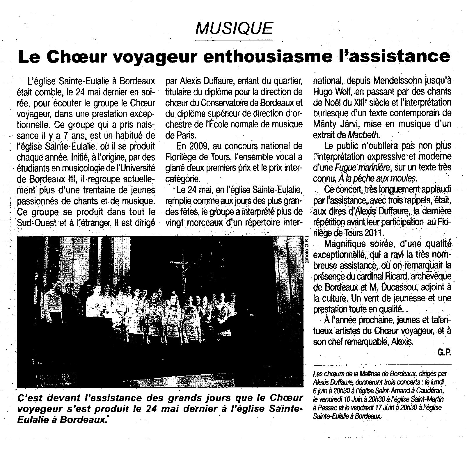 Juin 2011 - Alexis Duffaure